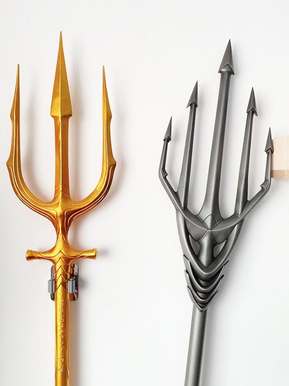 Atlanna Queen Metal Trident Aquaman mother's Silver - Etsy México