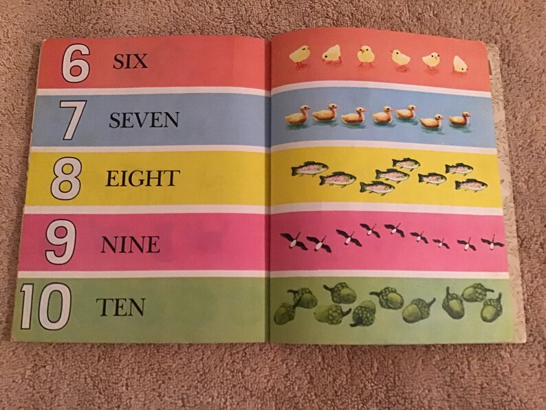 Little Golden Book my First Counting Book 1957 Copyright - Etsy