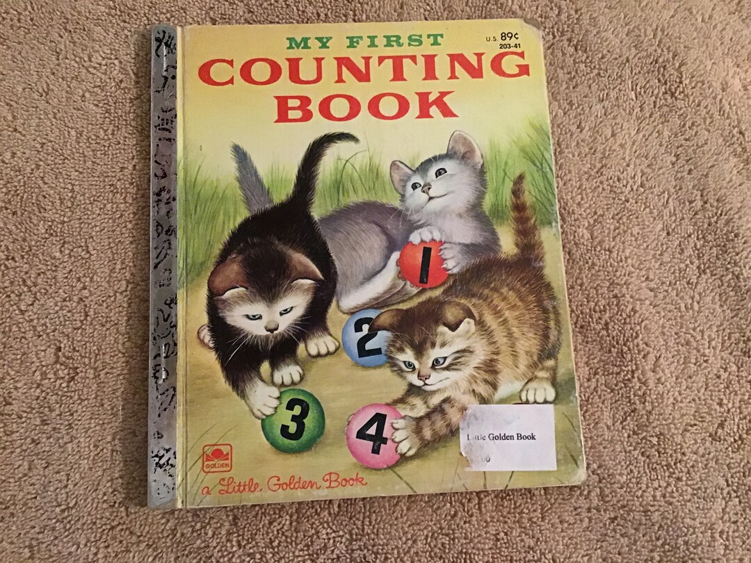 Little Golden Book my First Counting Book 1957 Copyright - Etsy