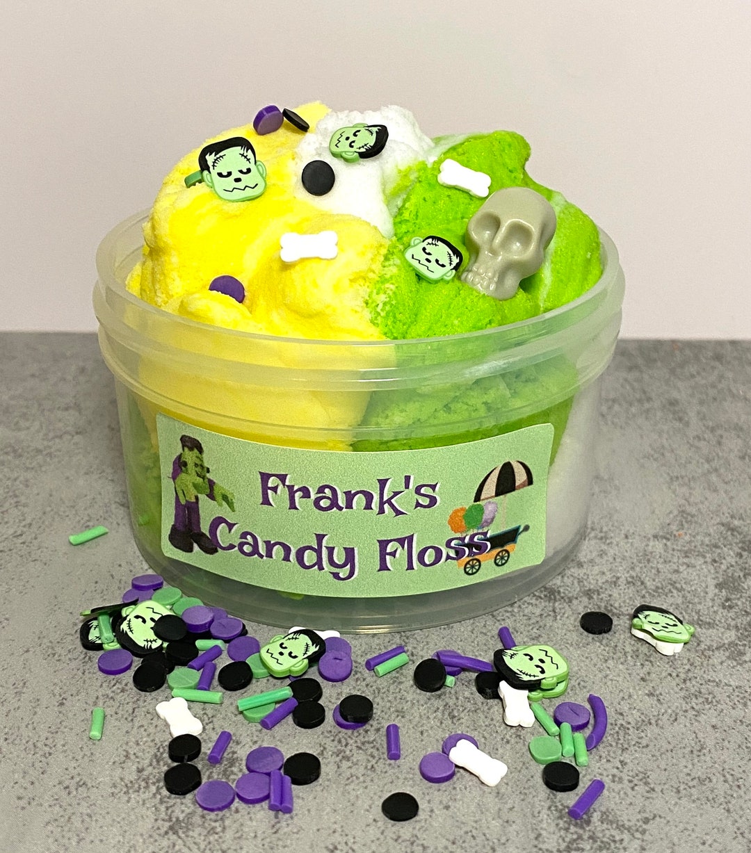 Frank's Candy Floss Cloud Slime Halloween Slime Slime - Etsy