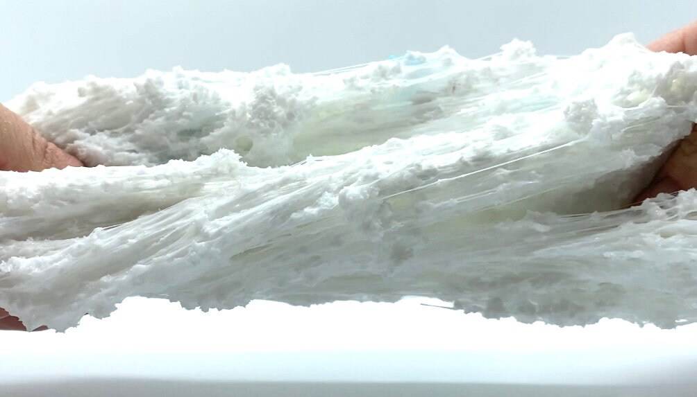 Snow Fizz Slime Scented Slime Yeti Baby Slime Shops - Etsy