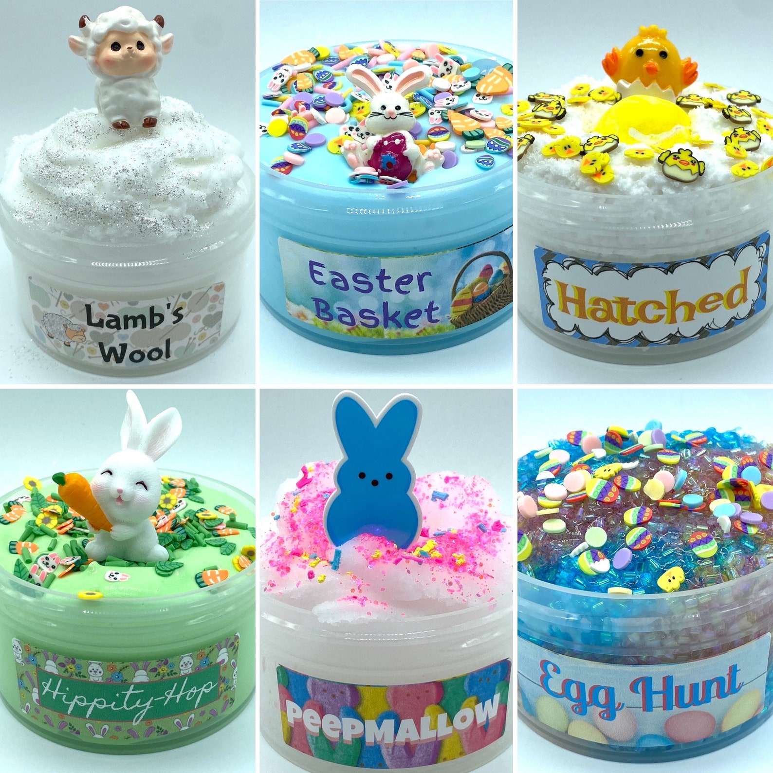 Icee Slime Peepmallow Easter Slime Slime Shops - Etsy