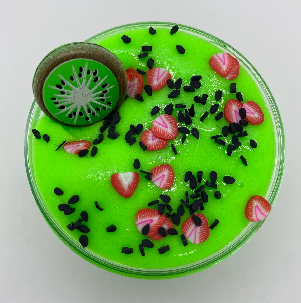 Neon Kiwi Slime Jelly Slime Scented Slime Slime Shop - Etsy