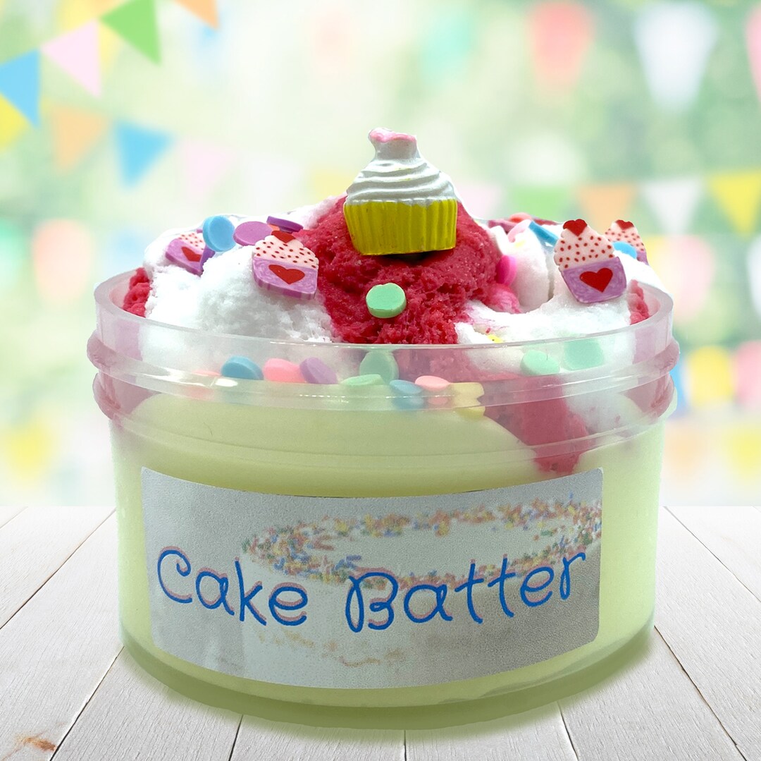 Cloud Cream Slime Cake Batter Slime DIY Scented Slime - Etsy