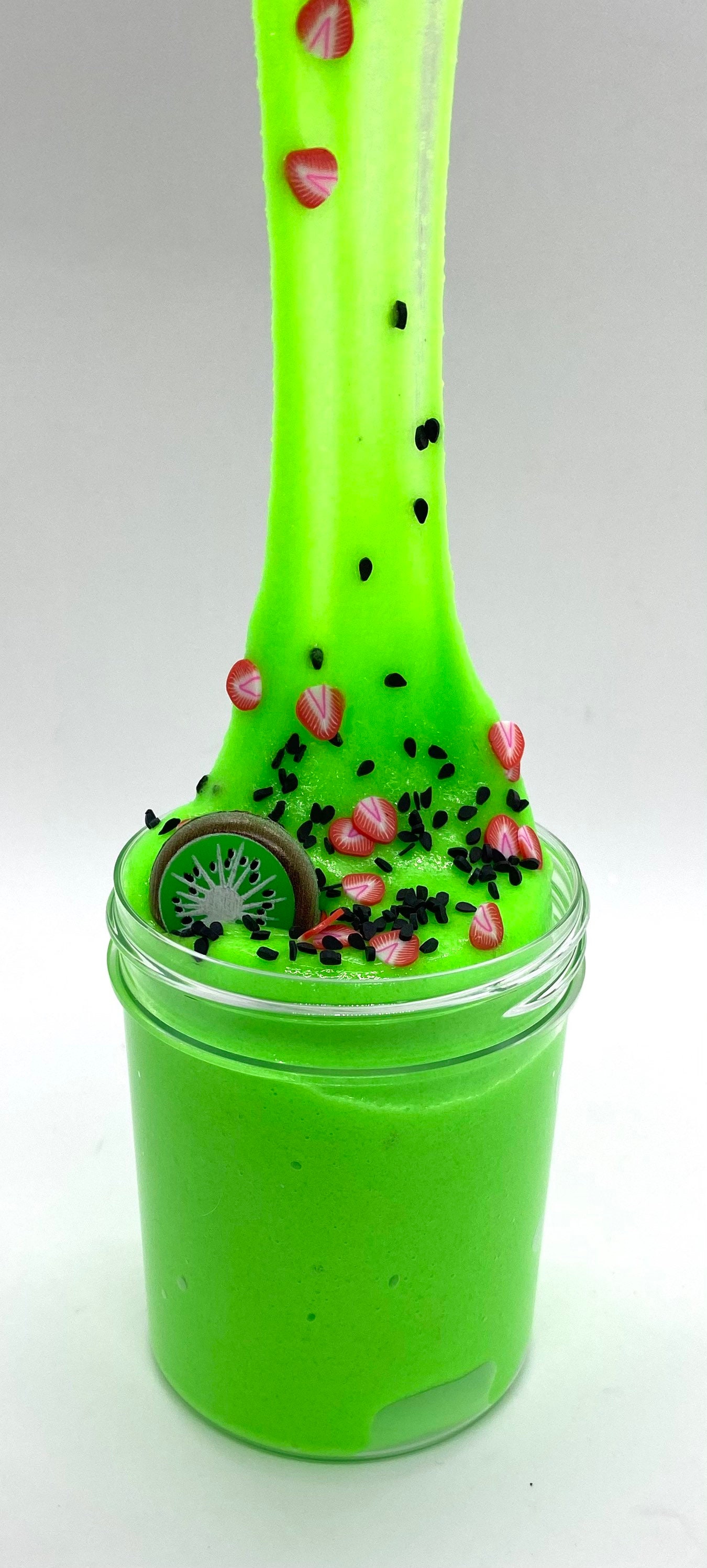 Neon Kiwi Slime Jelly Slime Scented Slime Slime Shop - Etsy
