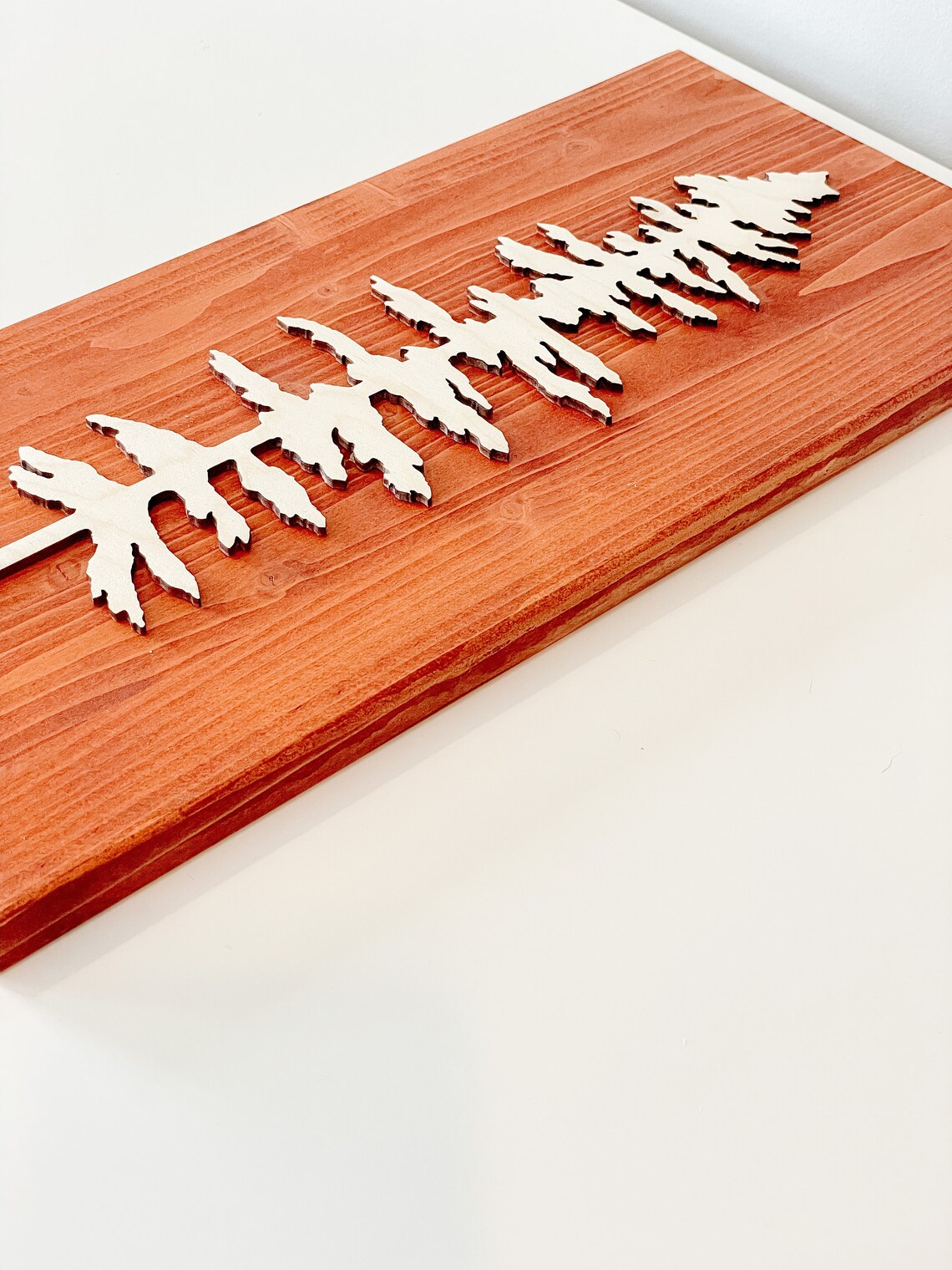 Spruce Sitka Tree Silhouette 3D Wooden Art Rustic Home - Etsy Canada