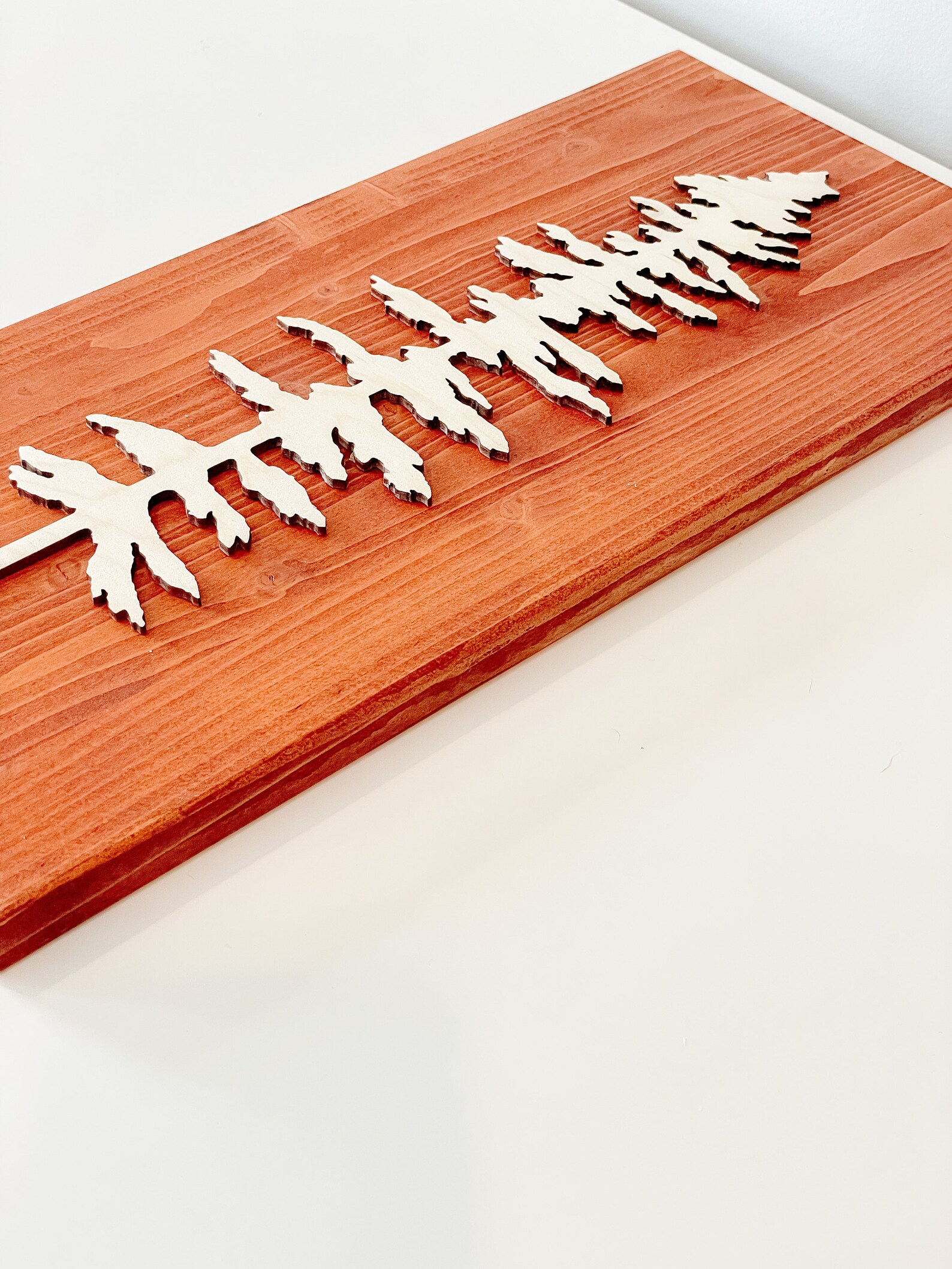 Spruce Sitka Tree Silhouette 3D Wooden Art Rustic Home - Etsy Canada