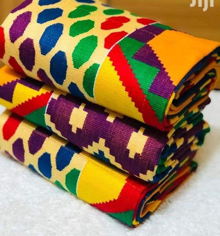 Authentic Kente 6 and 12 Yards Genuine Ghana Handwoven Kente - Etsy UK