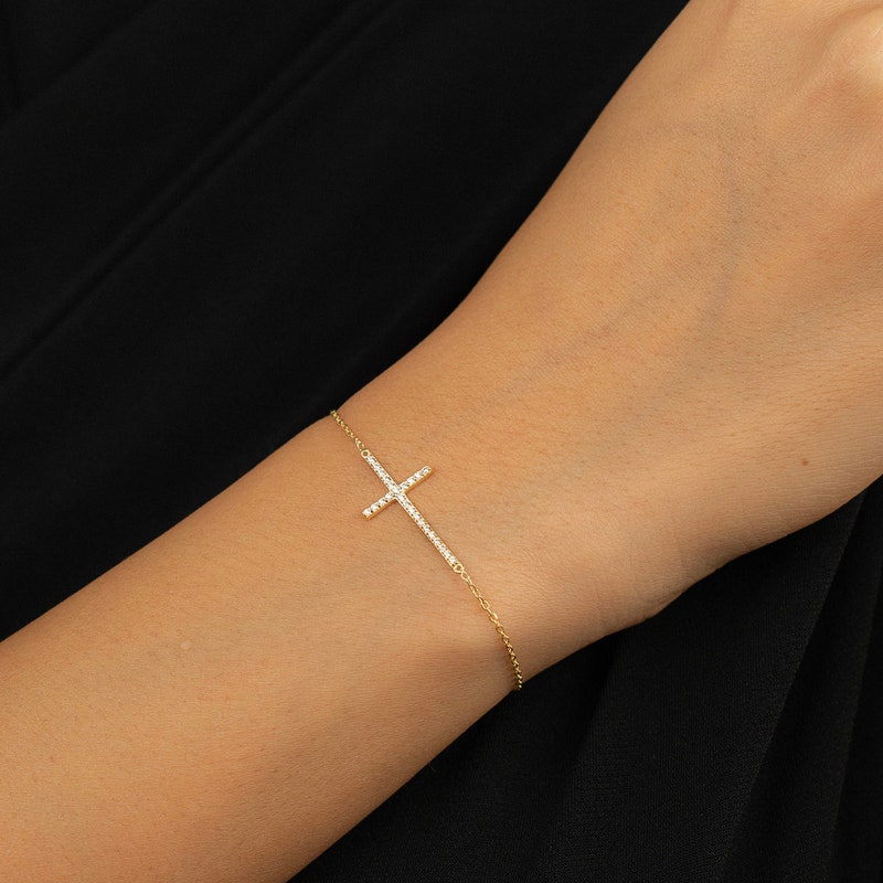 Cross Bracelet - Etsy