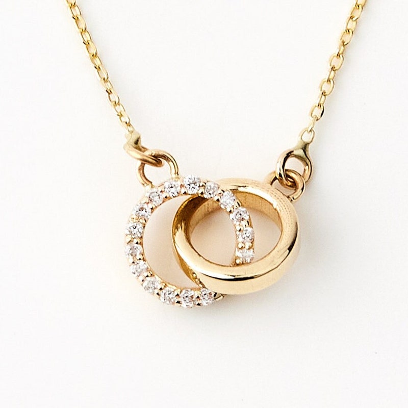 Circle Chain Necklace - Etsy