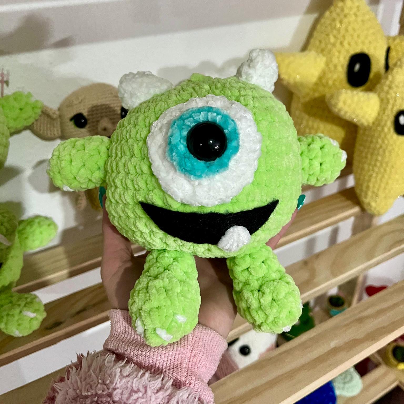 Mike Wazowski Amigurumi - Crochet Plushie - Etsy