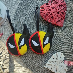 Christmas Ornament Inspired by Deadpool and Wolverine - Etsy