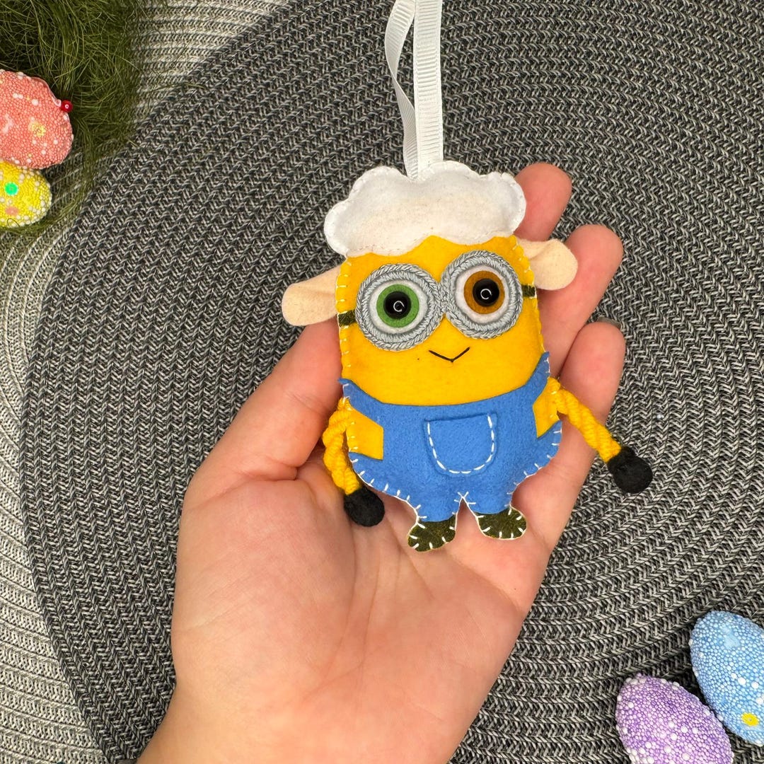 Easter Minion Cute Sheep Spring Decor Easter Basket Tag Gifts for Kids ...