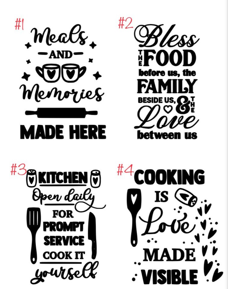 Cutting Board Decal Self Adhesive Vinyl 8 10 - Etsy