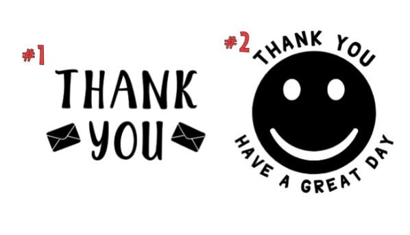 5" Mailman Postman Greeting Note Great Day Thank You Self-adhesive ...