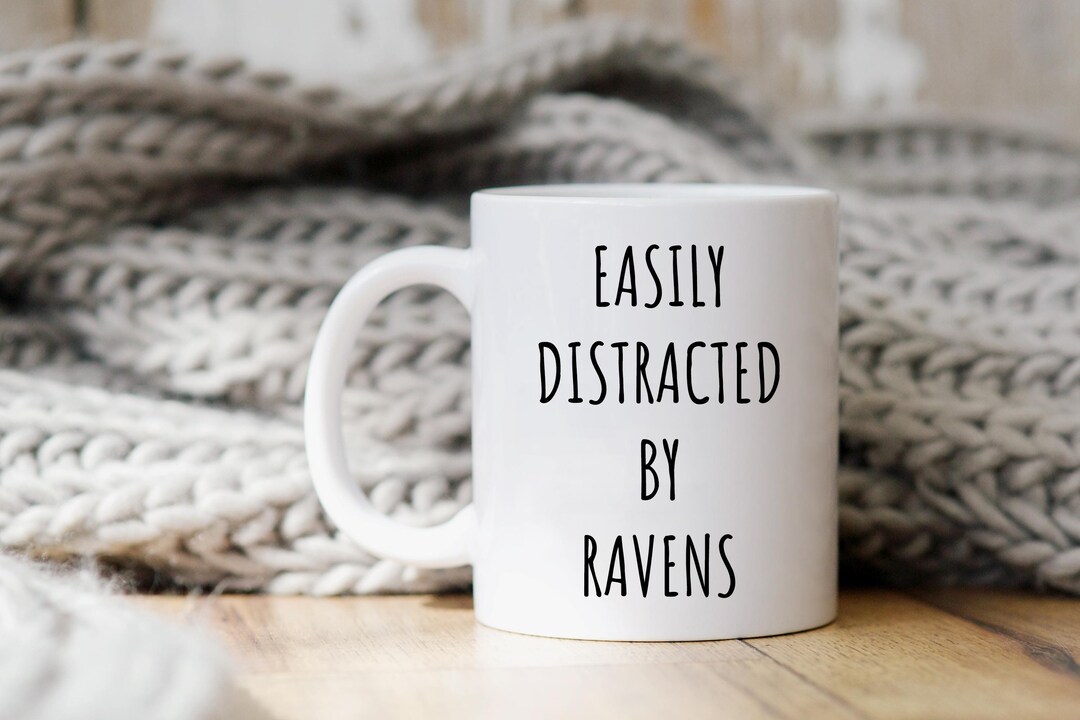 Raven Mug, Funny Raven Gift, Raven Coffee Mug, Raven Lover Gifts, Funny ...