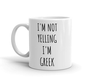 Funny Greek Mug - Etsy
