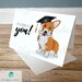 Corgi Graduation Card 5x7, Congratulations Card, College Grad Card ...