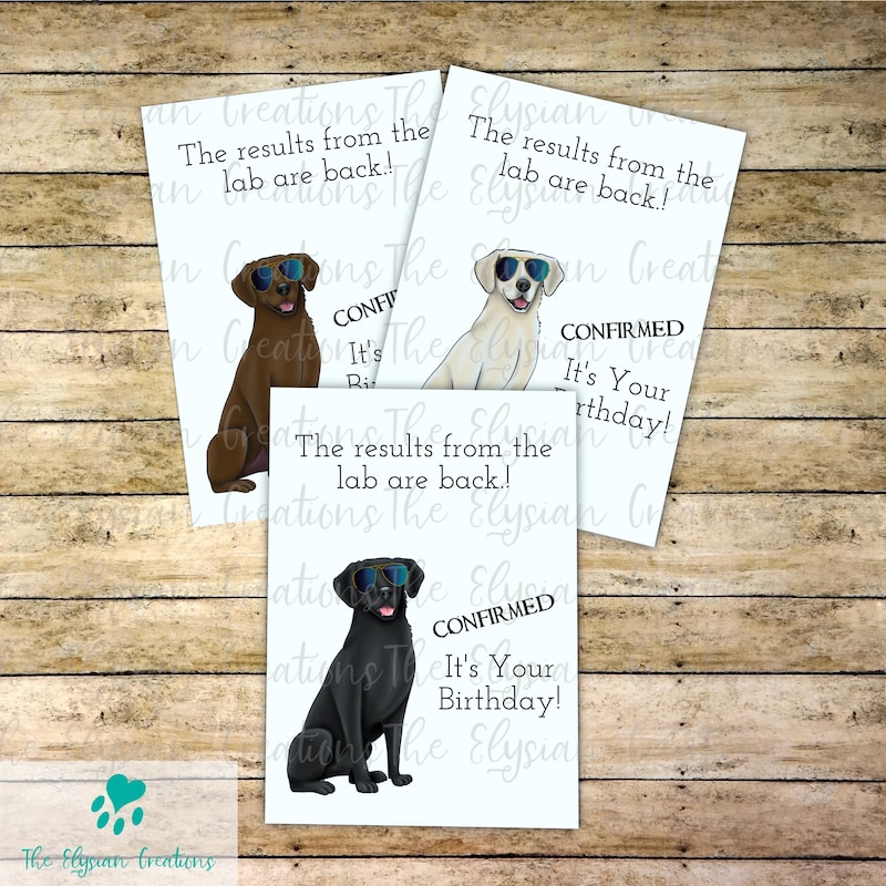 Black Lab Custom Cards - Etsy