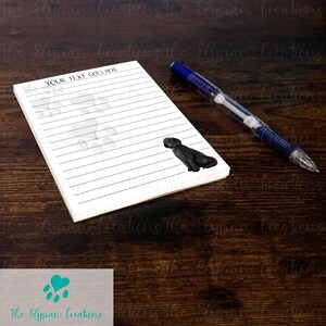 Fully Custom Doodle Notepad, Lined Dog Notepad, Hand-made 50 Page Blank ...