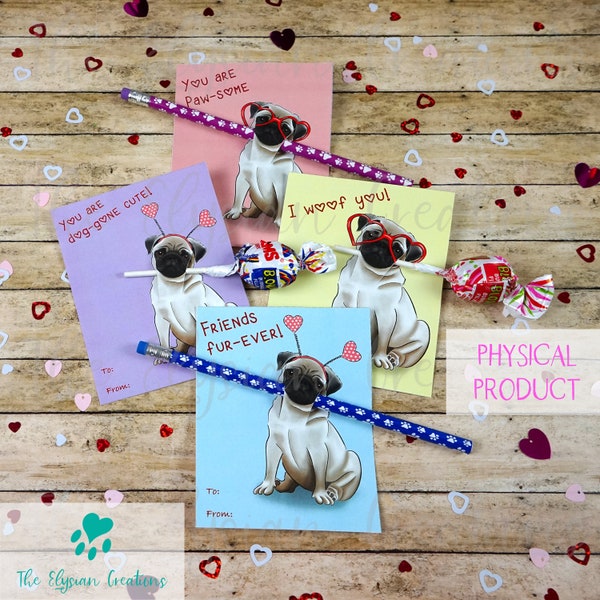 Pug Valentine - Etsy