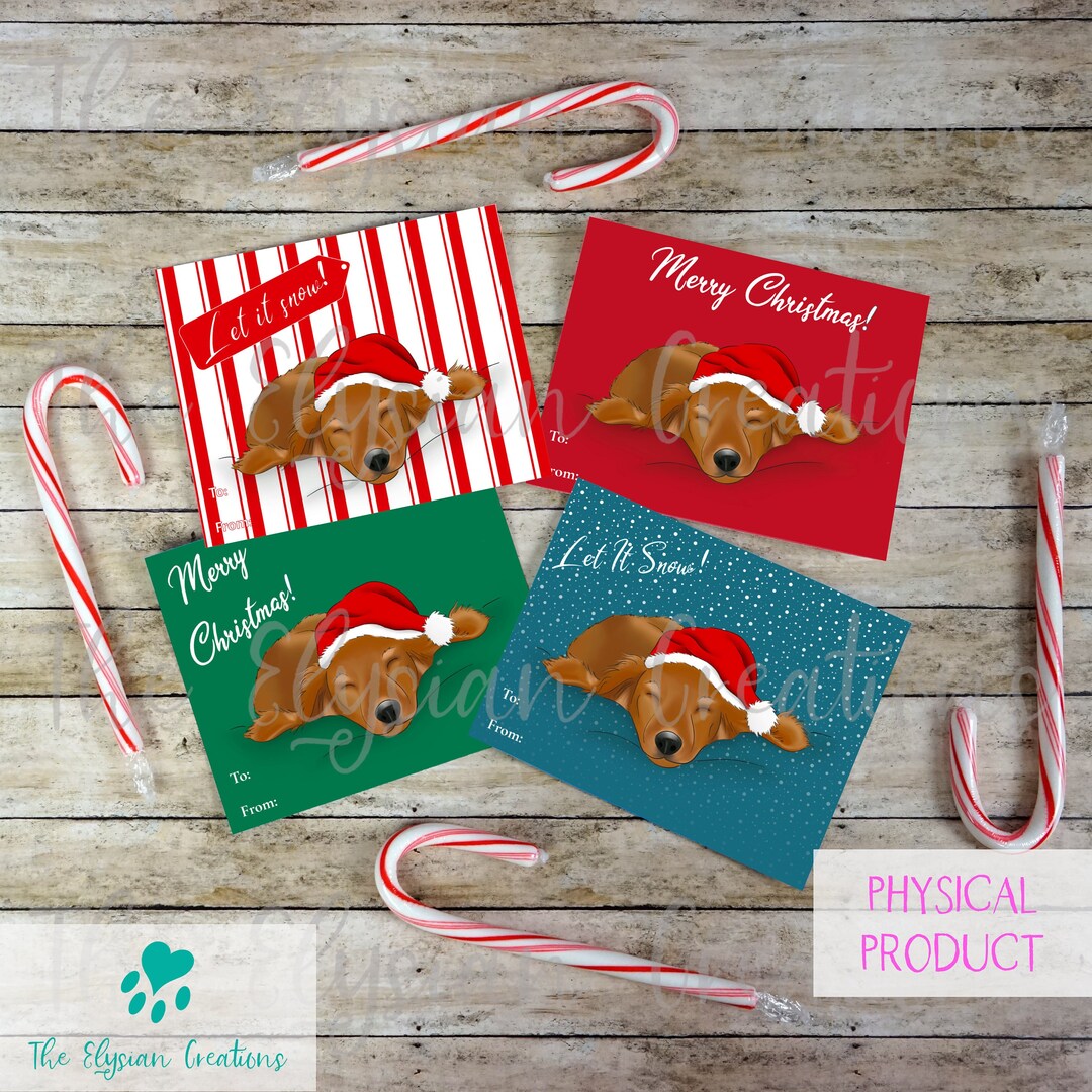 Sleeping Puppy Teacher Christmas Cards, Coworker Holliday Card ...