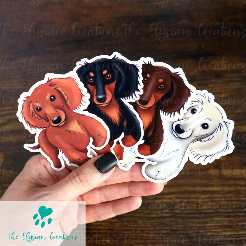 Dachshund Sticker - Etsy