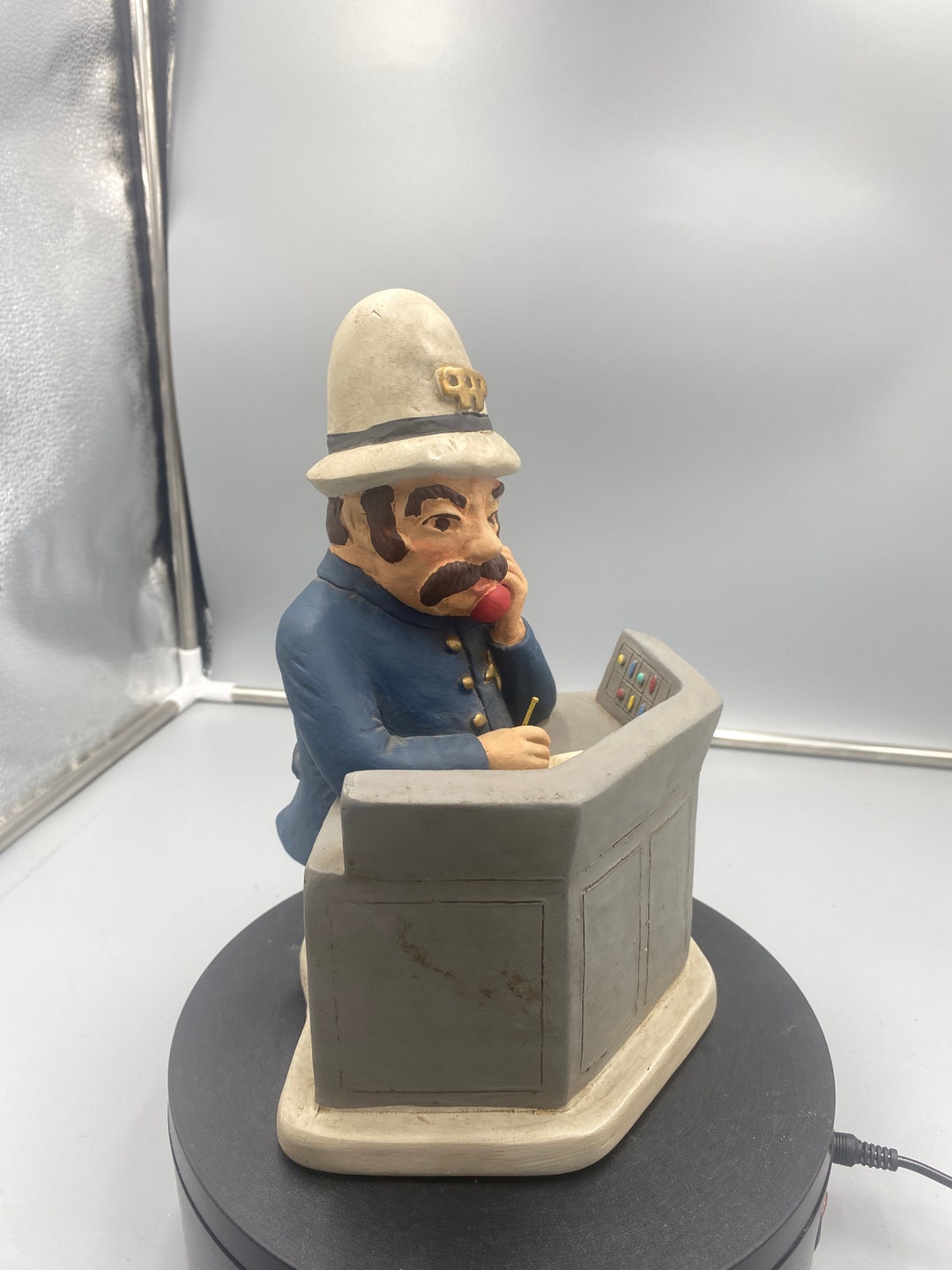 Pinkerton Security Annual Chalkware Statue/figurine Pinkerton Guard at ...