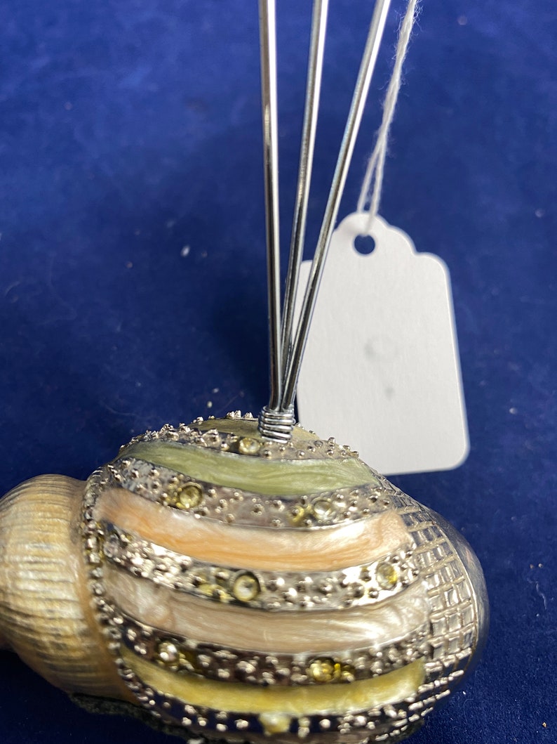 Rhinestone Sea Shell Picture or Place Card Holder - Etsy