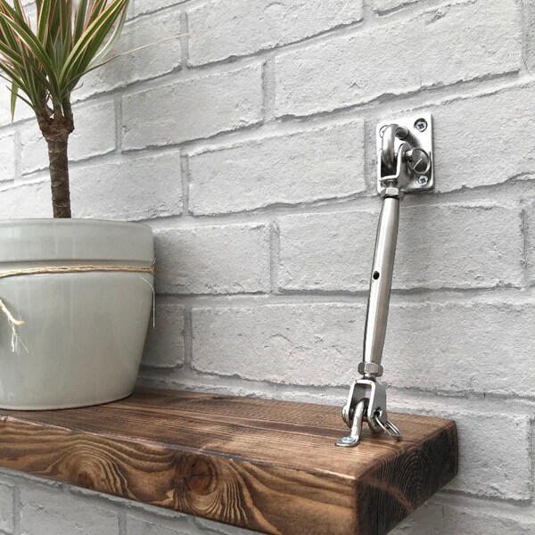 Turnbuckle Shelf Brackets - Etsy