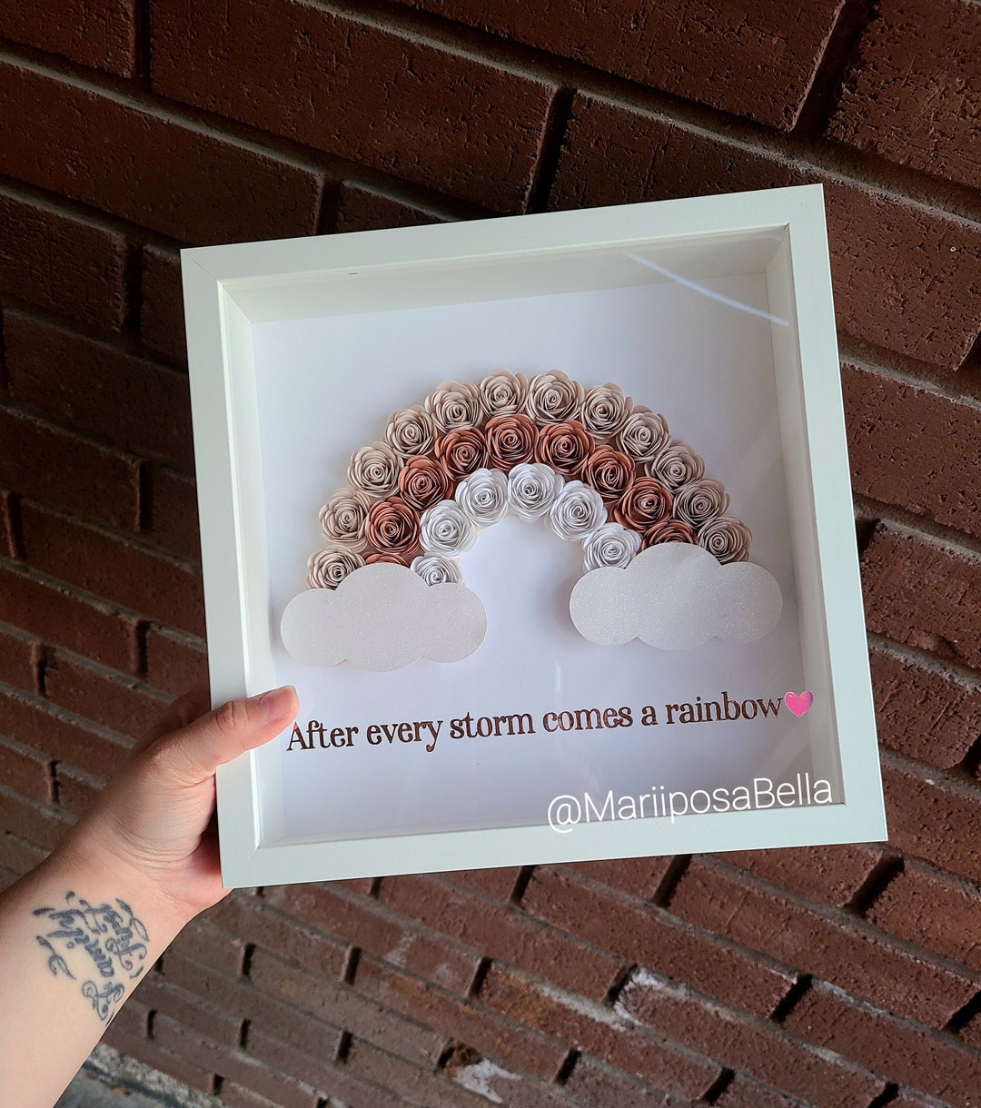 Rainbow Baby Flower Box | Rainbow Baby Wall Decor, After Every Storm ...