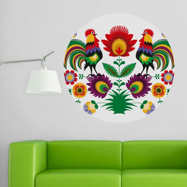 Peel and Stick Rooster Decal - Etsy