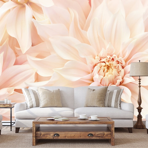 Pastel Floral Wallpaper - Etsy