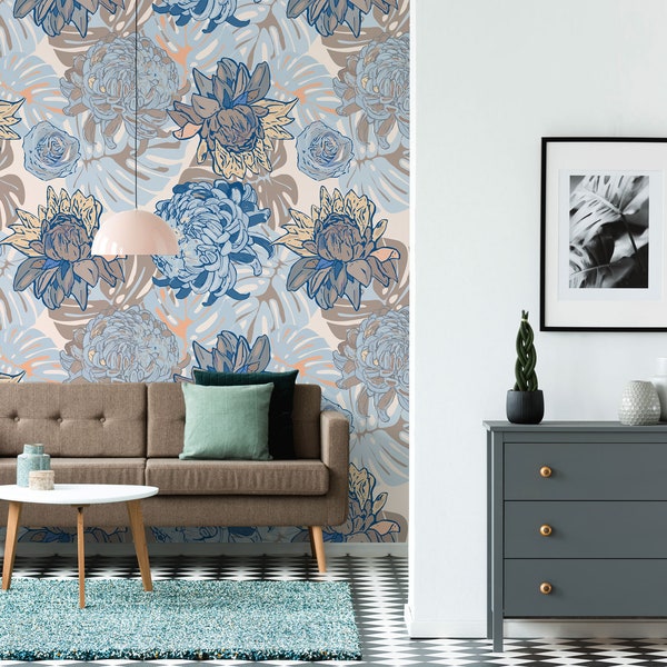 Repositionable Wallpaper - Etsy