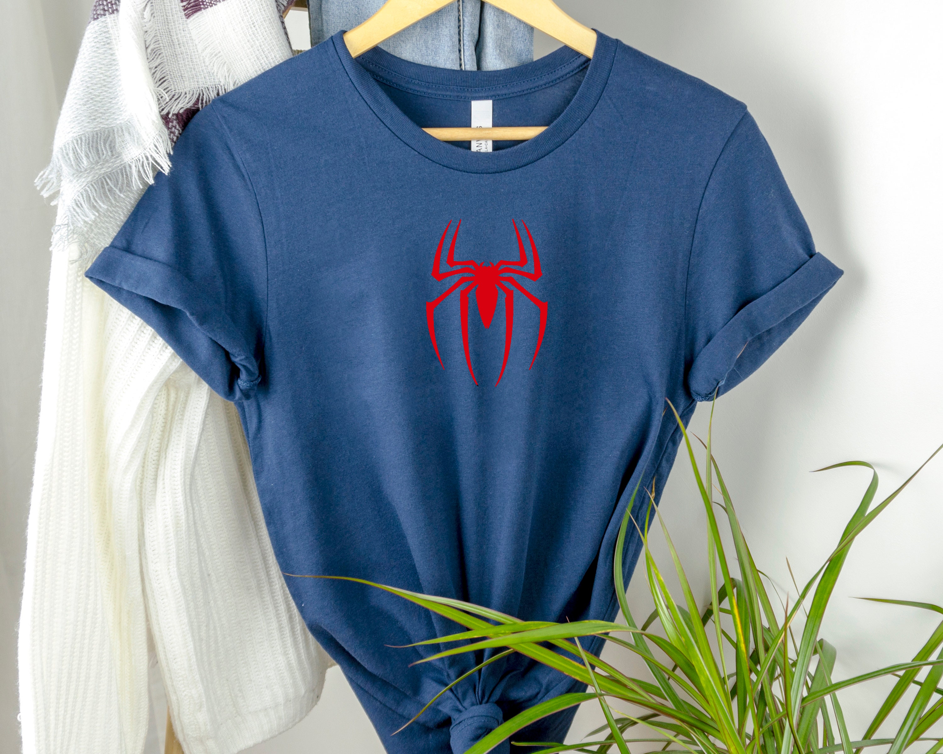Spiderman Shirt Superhero Marvel universe T-Shirt Spiderman | Etsy