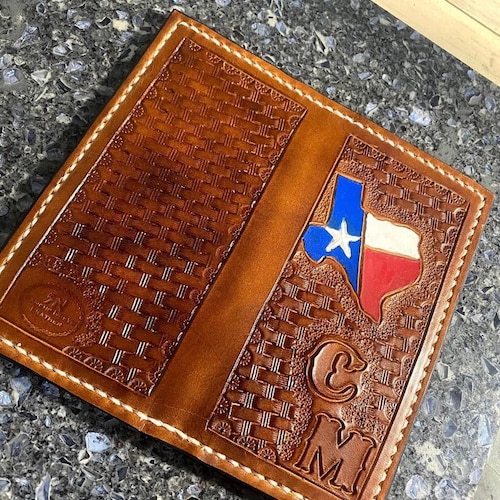 Custom Handmade Texas Wallets - Etsy