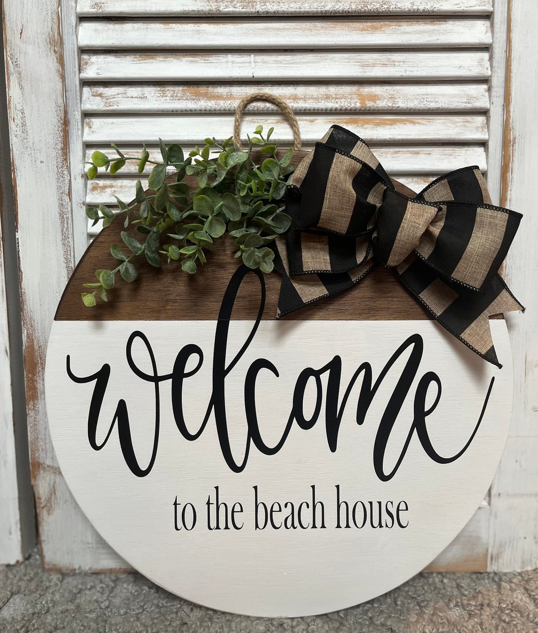 Welcome to the Beach House, Coastal Decor - Etsy