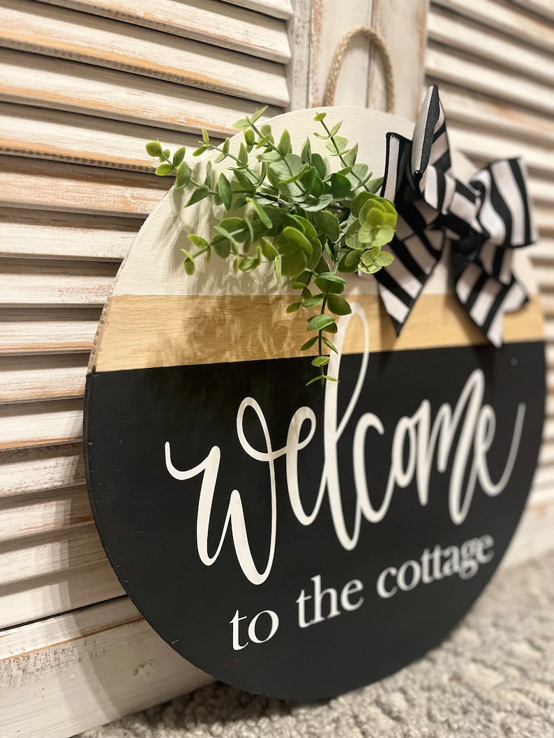 Welcome to the Cottage I Cottage Decor I Welcome to the - Etsy