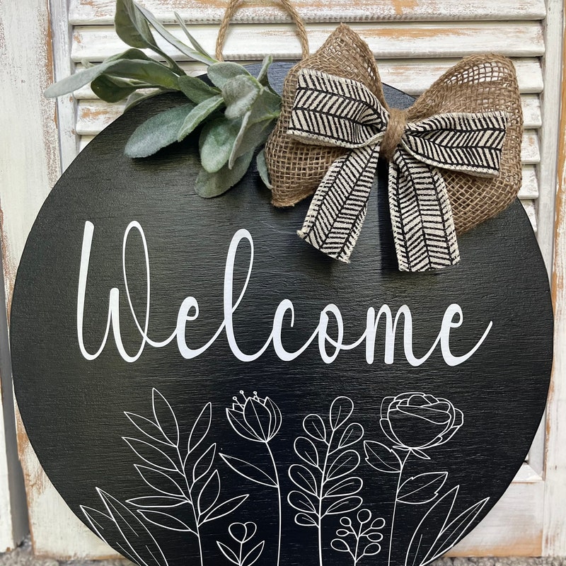 Welcome Door Signs - Etsy