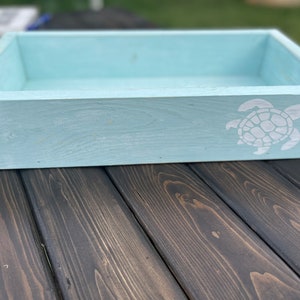 Sea Turtle Decor, Beach Decor, Nautical Decor, Sea Turtle Box, Wood ...