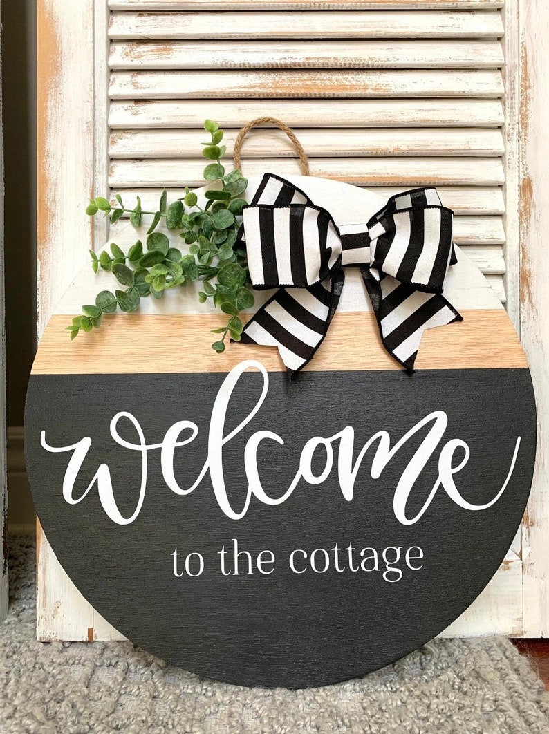 Welcome to the Cottage I Cottage Decor I Welcome to the - Etsy