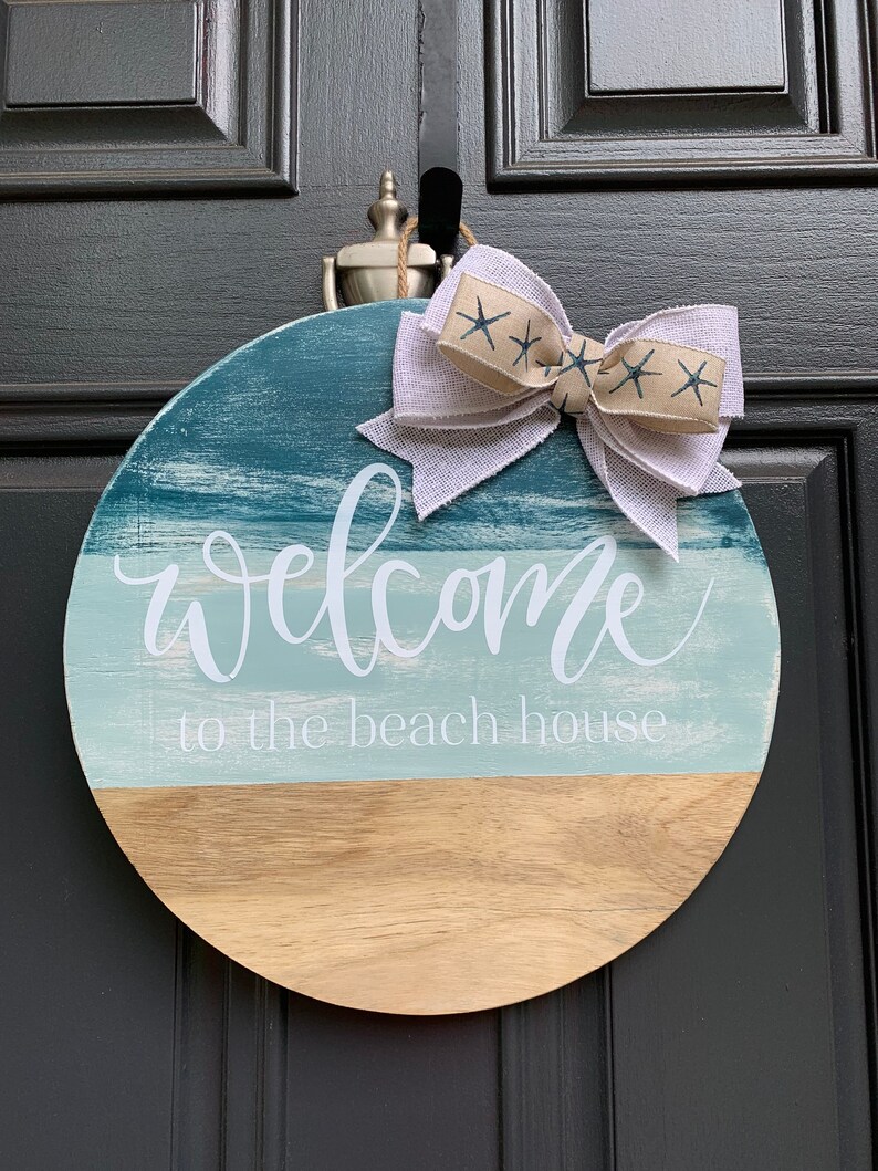 Welcome to the Beach House Beach House Beach Decor Beach - Etsy