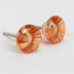Vintage Amber Glass Door Knobs - Thick Glass Collectible Set of 2 - Etsy