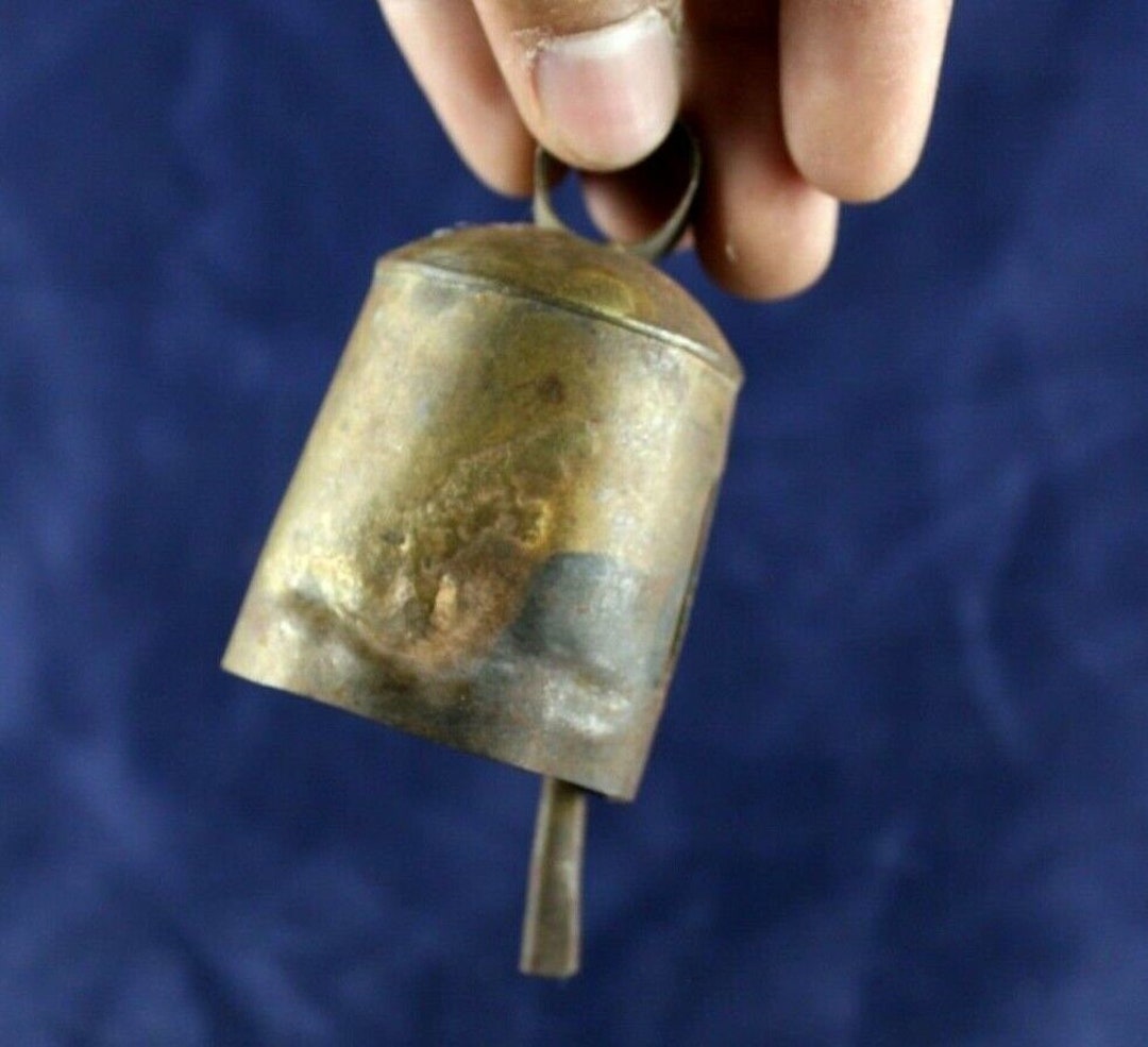 Antique Brass Cow Bell: Vintage Indian Decor - Etsy