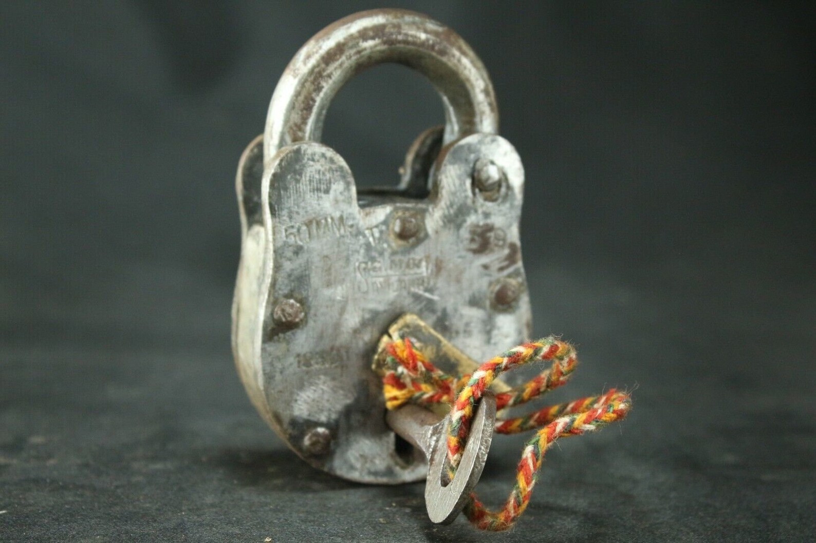 Vintage Iron Brass Padlock (rare, Working) Antique Handcrafted Padlock ...
