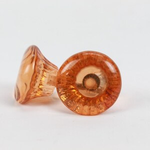 Vintage Amber Glass Door Knobs - Thick Glass Collectible Set of 2 - Etsy
