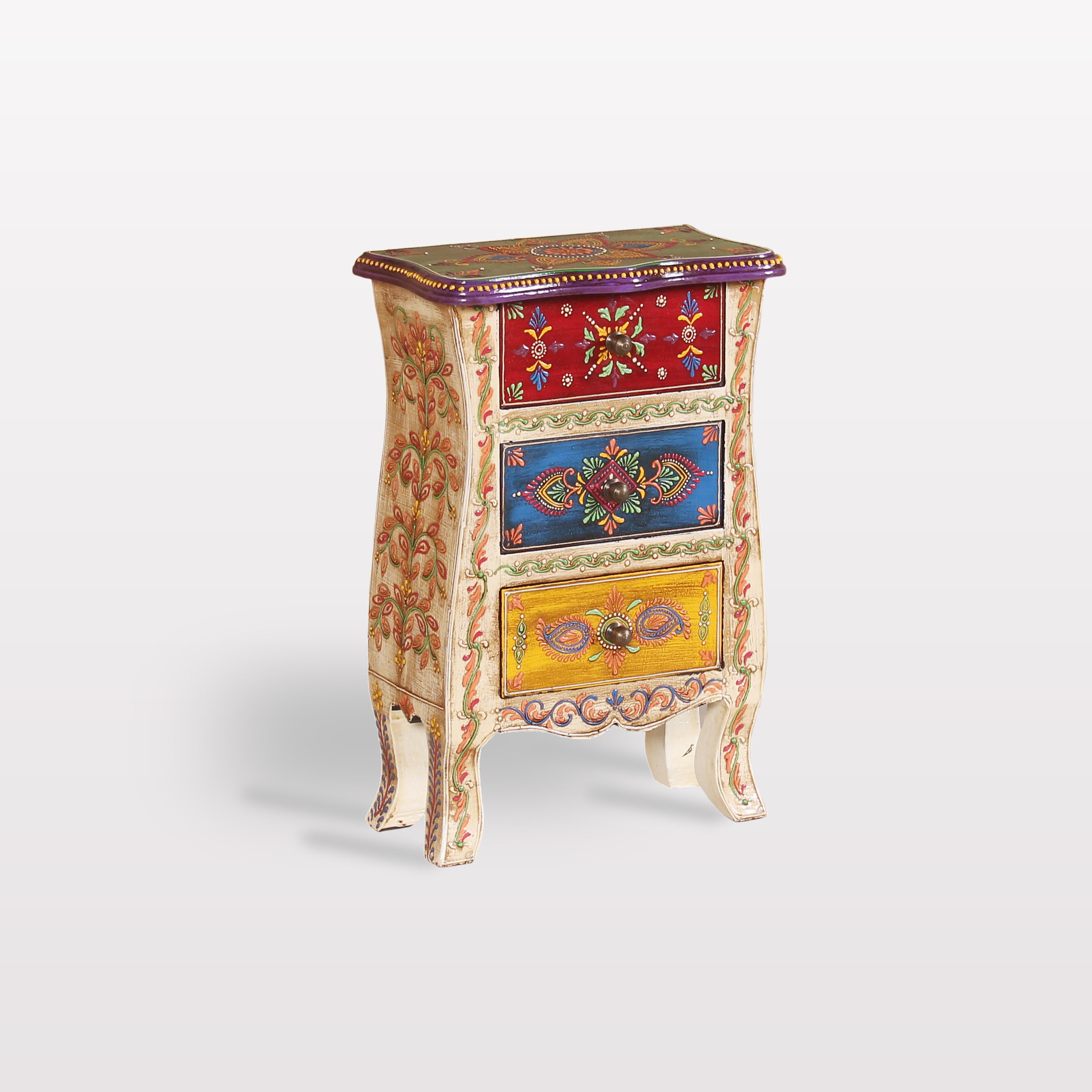 Wooden Hand Painted Drawer Chest of Drawers Jewelry Box - Etsy