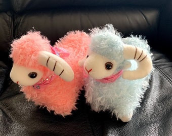 Blue Sheep Plush | Etsy