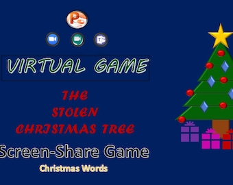 Hangman Virtual Screenshare Game Zoom Virtual Party Games - Etsy