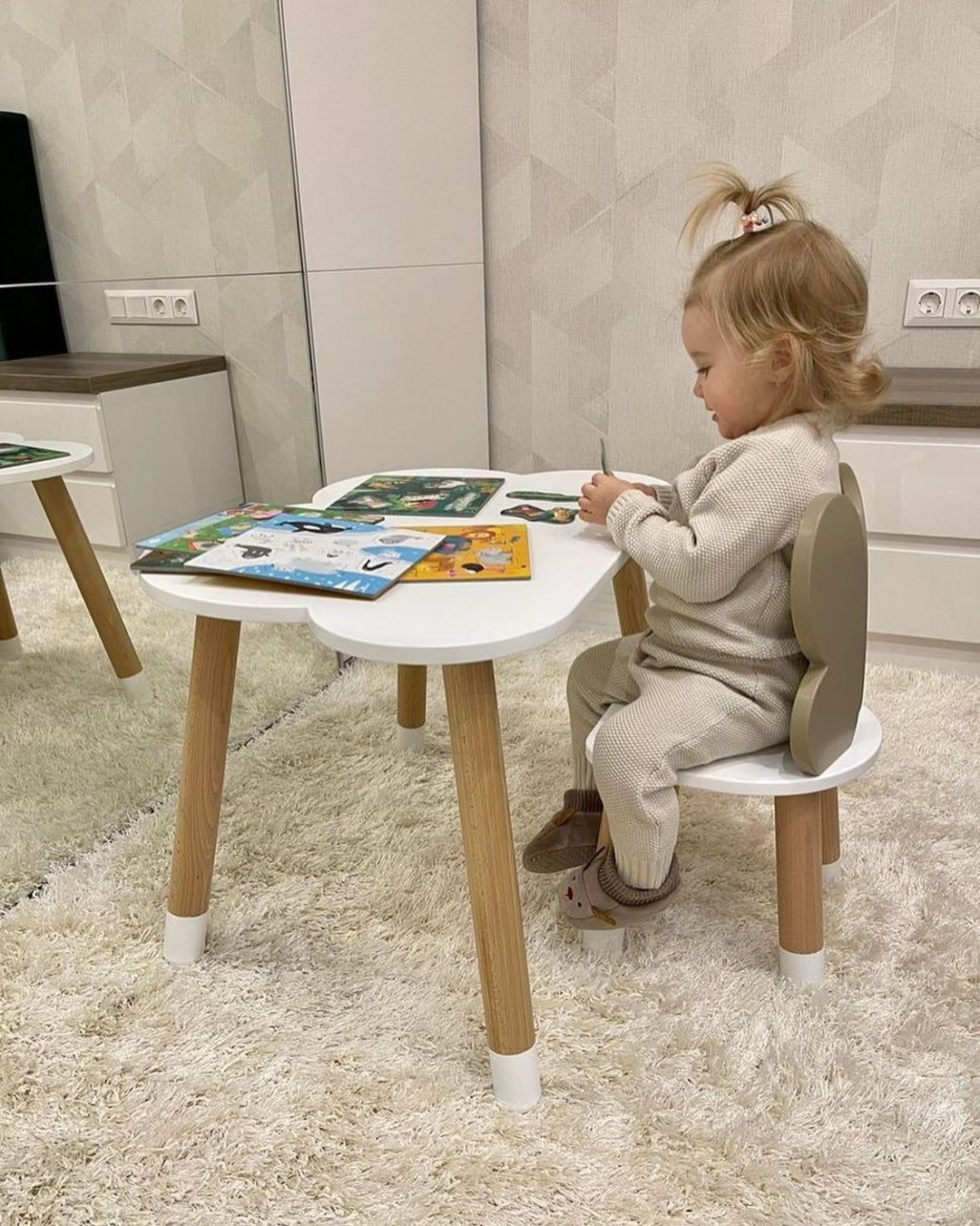 Kids Furniture Kids Table Children Play Table Kids Activity - Etsy